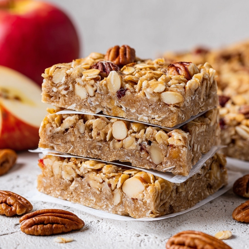 Apple Cinnamon Granola Bars | Easy, Healthy Snack Bars