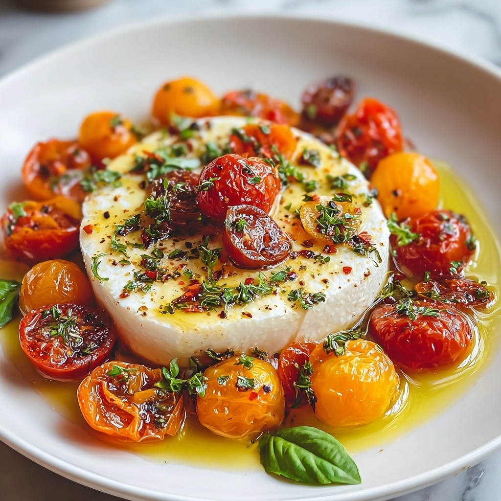 Burrata & Oven Roasted Tomato Salad: Fresh & Flavorful Delight